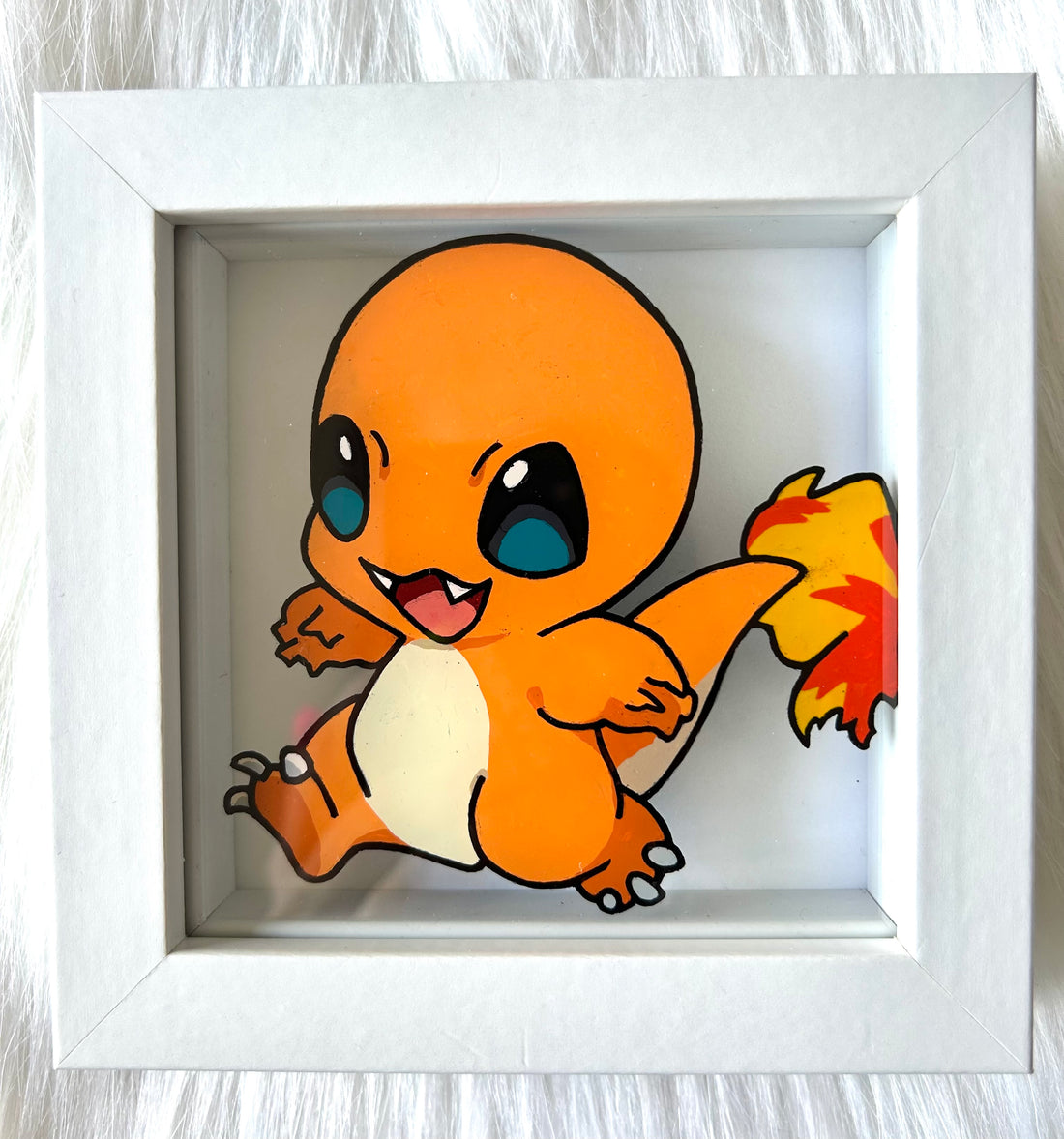 Charmander Pokemon Glass Painting – Kawaii Crafts
